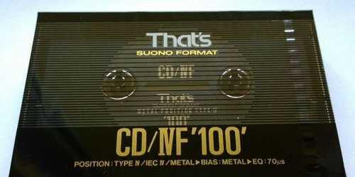 Аудиокассета thats CD\ IV 100 Metal Suono Format
