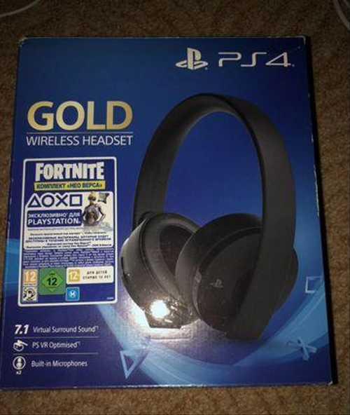 Беспроводные наушники Sony Headset Gold