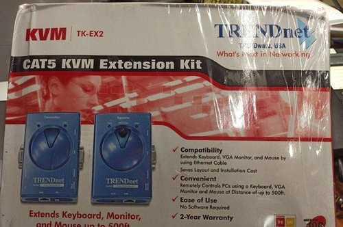 Комплект удлинителей KVM trendnet TK-EX2