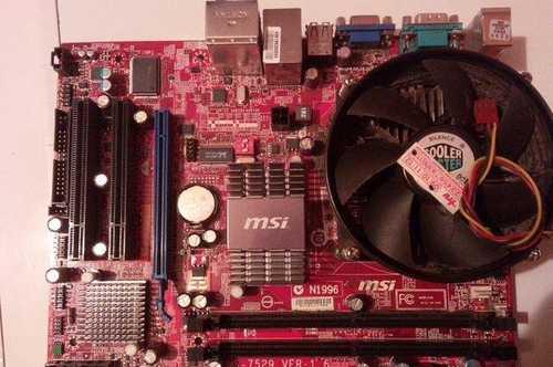 Материнская плата ms 7529 ver 1.6. Материнская плата MSI MS-7529 ver 1.6. MSI n1996 спикер. 7529 Сокет. MSI 7529 V1.1.