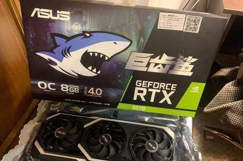 Видеокарта asus RTX 3070 Megalodon Edition