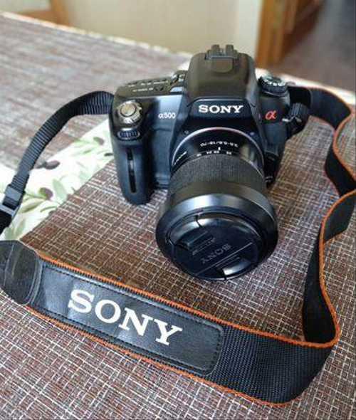 Зеркальный фотоаппарат Sony Alpha dslr-A500