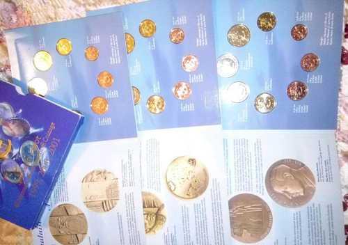 Набор euro suomi finland 1999-2001