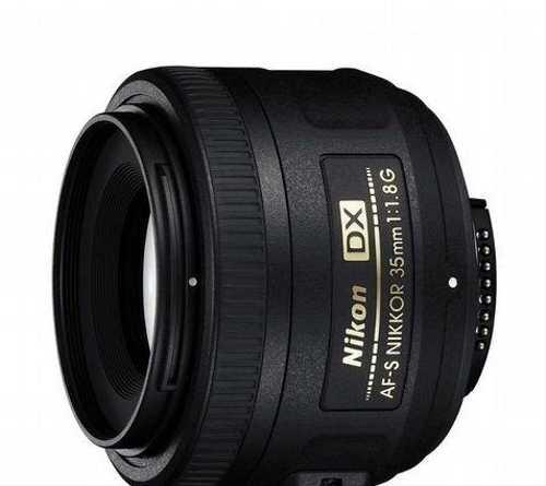 Обьектив Nikon AF-S DX nikkor 35mm f/1.8G