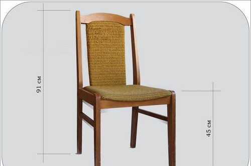 Советский деревянный стул / винтаж