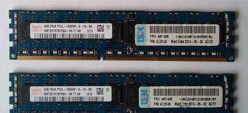 Озу Hynix HMT351R7BFR8A 4х4Gb DDR3-1333 PC3-10600