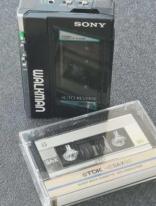 Кассетный аудиоплеер Sony WM-40, 1984г