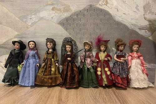Куклы фарфоровые «Дамы эпохи»
