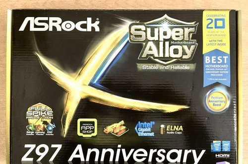 Материнская плата asrock Z97 anniversary Soc 1150