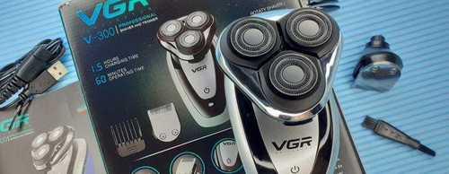 Электробритва 2в1 VGR Pro Men Active Беспроводная