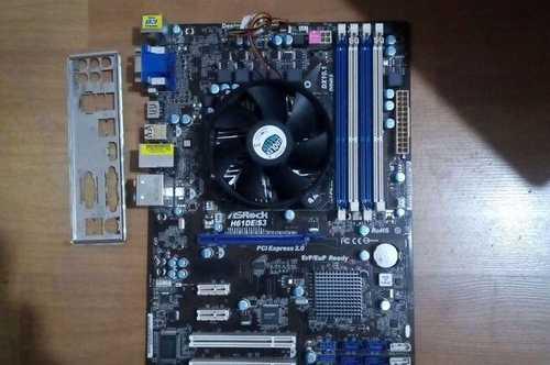 Комплект AsRock H61DE/S3 + i3-2120