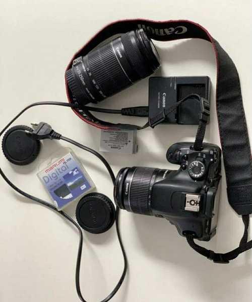 Canon 600d kit с 2мя объективами в комплекте