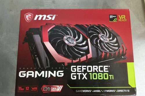 MSI GeForce GTX1080ti Gaming 11G