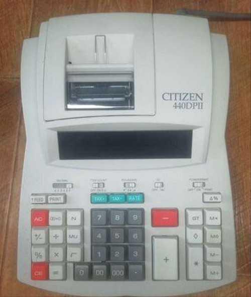 Калькулятор citizen 440 dp