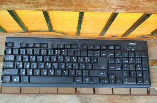 Клавиатура и мышь для пк, беспроводные Trust