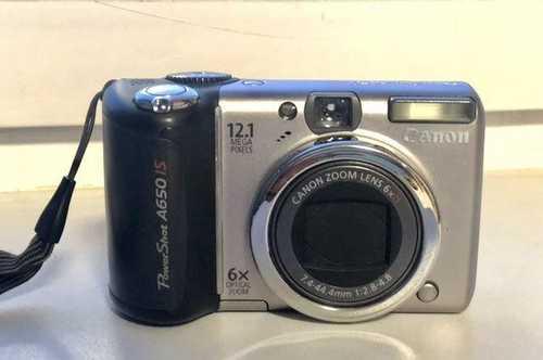 Фотоаппарат Canon PowerShot A650 IS, 12.1 megapixe