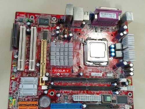 Материнская плата s775 + процессор Celeron D326
