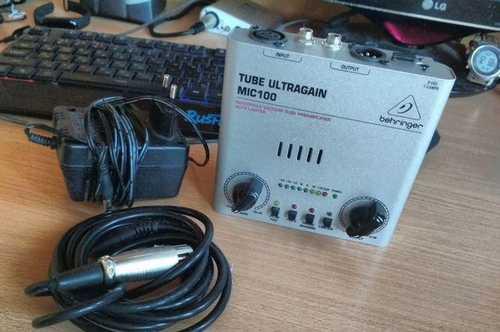 Tube ultragain mic100 схема