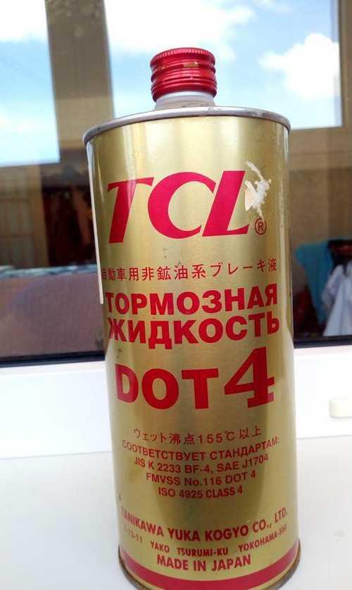Тормозная жидкость TCL DOT4, 1 л