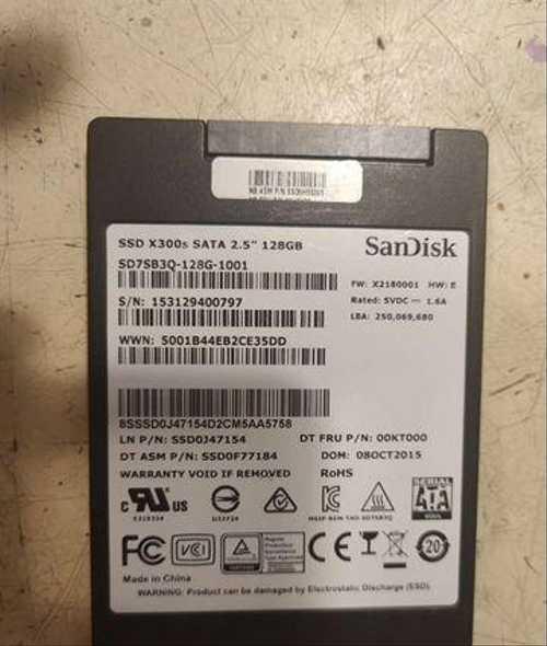 SSD Sandisk 128GB