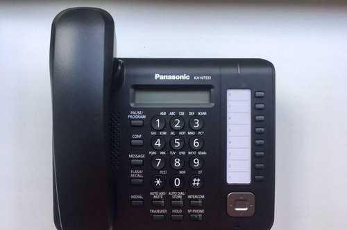 IP телефон Panasonic KX-NT551RU + блок питания Pan