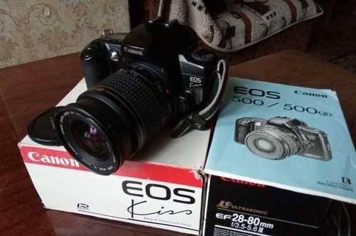 "Canon EOS kiss"c объективом Canon 28-80