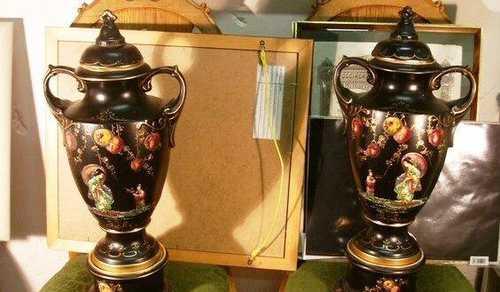 Парные вазы в японском стиле.Англия. 1920-40г