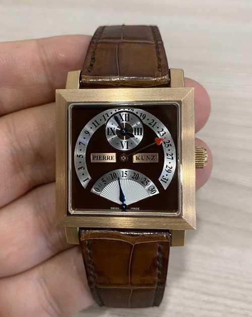 Pierre Kunz Retrograde Seconds Date Rose Gold