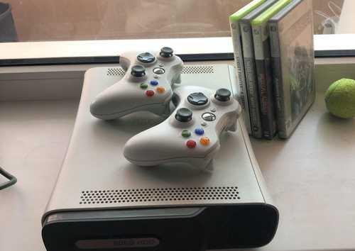 Xbox 360 60GB +4 диска