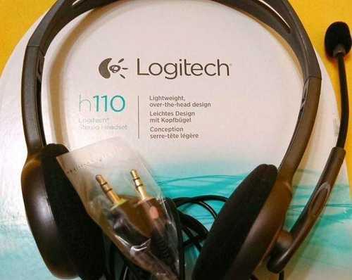 Наушники проводная гарнитура Logitech H110