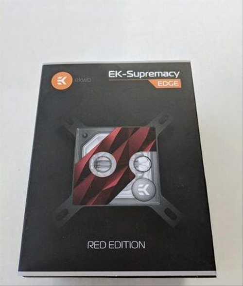 Водоблок для CPU EK-Supremacy Edge Red - Plexi