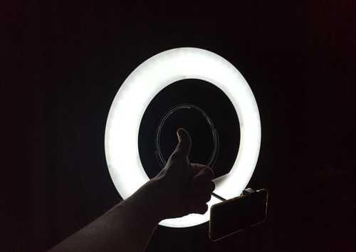 Личная кольцевая лампа Свет 46см в макс.комплекте