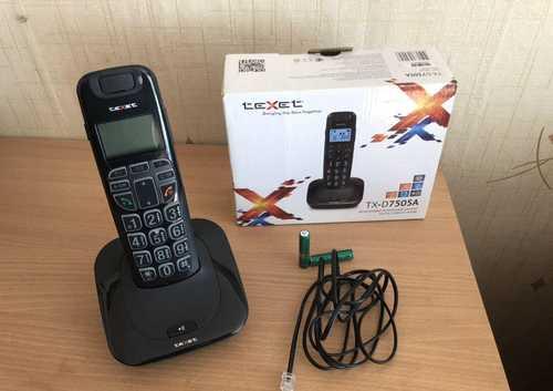 Домашний телефон texet tx-d7505a