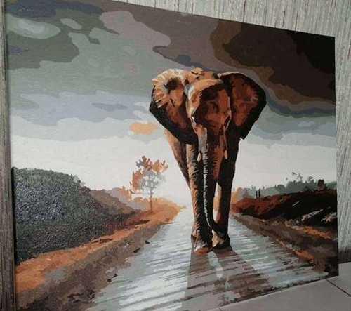 Интерьерная картина "слон"