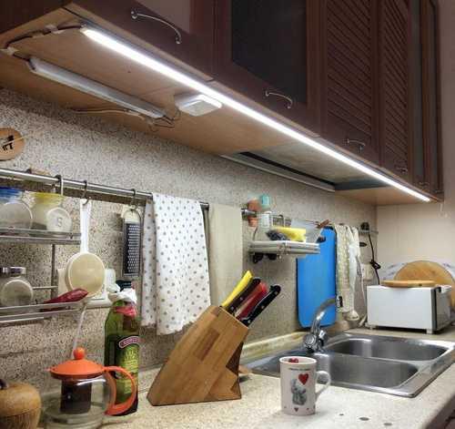 Светодиодная подсветка на кухню