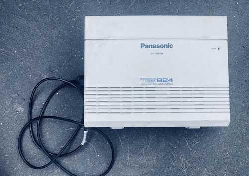 Гибридная аналоговая мини атс Panasonic KX-TEM824