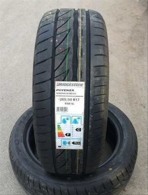 205 50 r17 давление. Bridgestone re002 Treadwear.