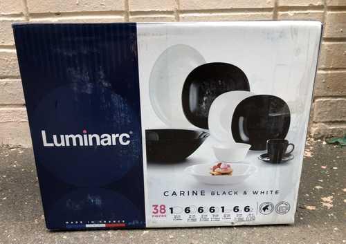 Столовый сервиз 38 предметов Luminarc Carine Black
