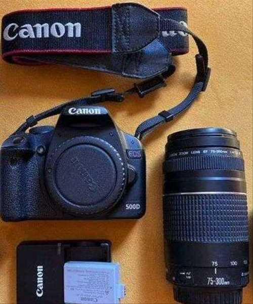 Зеркальный фотоаппарат Canon EOS 500d