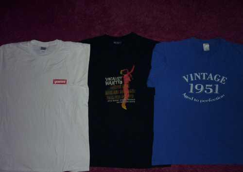 Фирменные футболки из Европы Пакетом р.50-52