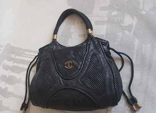 Сумка кожа оригинал итальянская jast cavalli