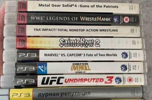 Диски на ps3 цена за все