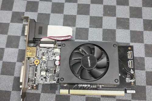Видеокарта gigabyte GeForce GT 710 1 LP Гарантия