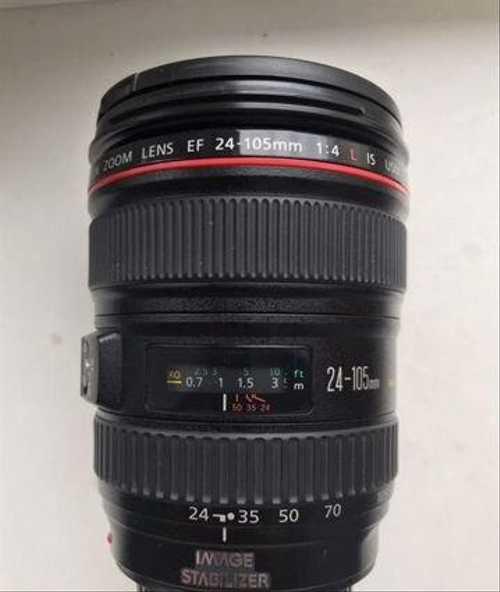Обьектив canon zoom lens ef 24-105mm 1:4 l is usm