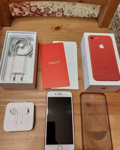 Телефон iPhone 7 red 128gd