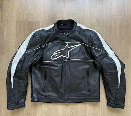 Мотокуртка кожаная Alpinestars ATL, размер 50-52