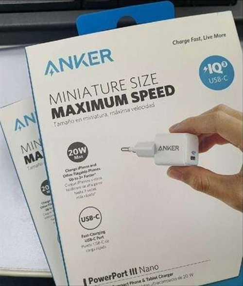 Зарядное устройство сетевое Anker PowerPort III