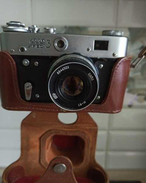 Плёночный фотоаппарат фэд-3 СССР