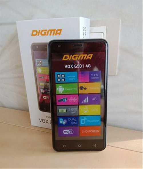 Смартфон Digma VOX G501 4G | Festima.Ru – частные объявления