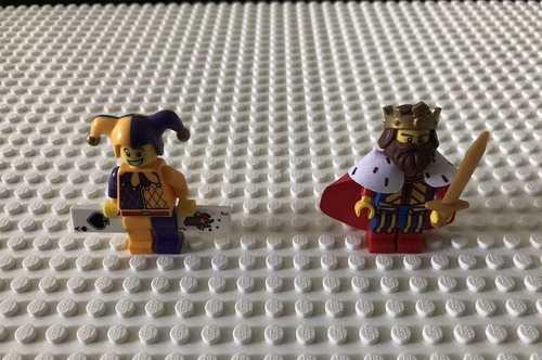 Lego minifigures король и шут